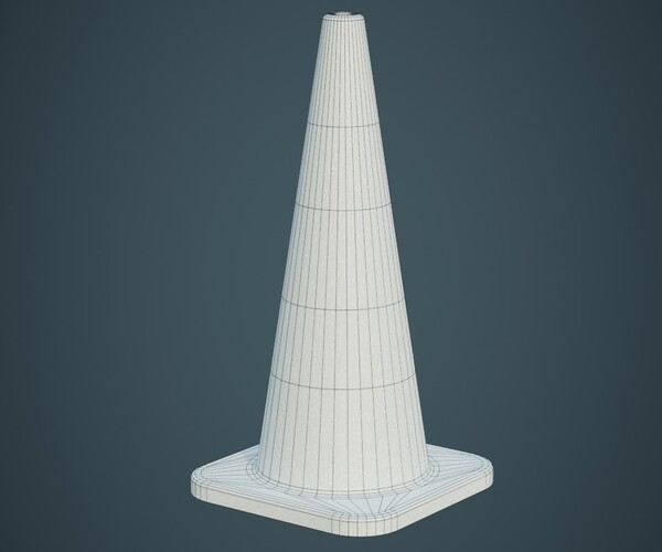 ArtStation - Traffic Cone 4A | Game Assets