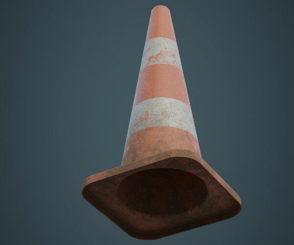 ArtStation - Traffic Cone 4B | Game Assets