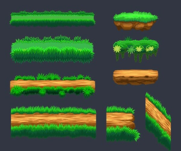 ArtStation - 2D Forest Assets Pack ver.2 | Game Assets