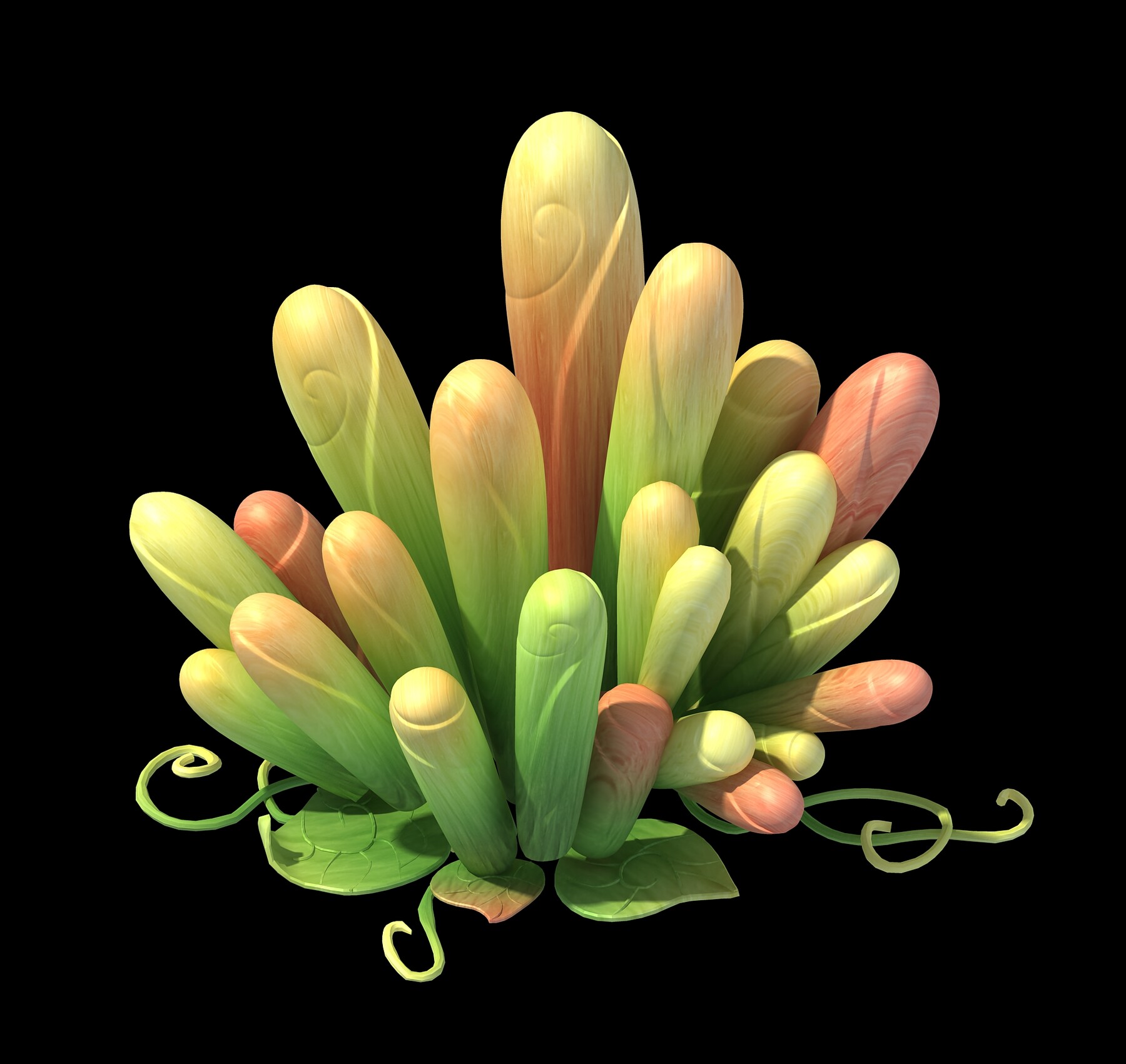 ArtStation - Main city shrub combination 04 | Game Assets