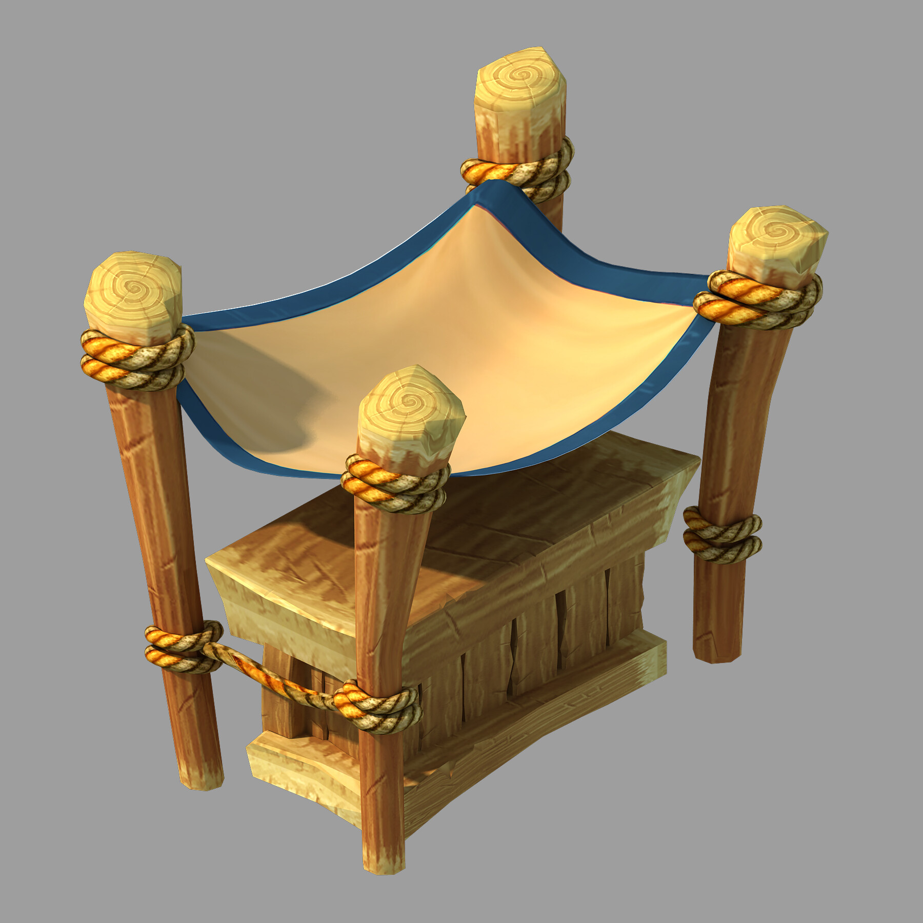 ArtStation - City-empty booth | Game Assets