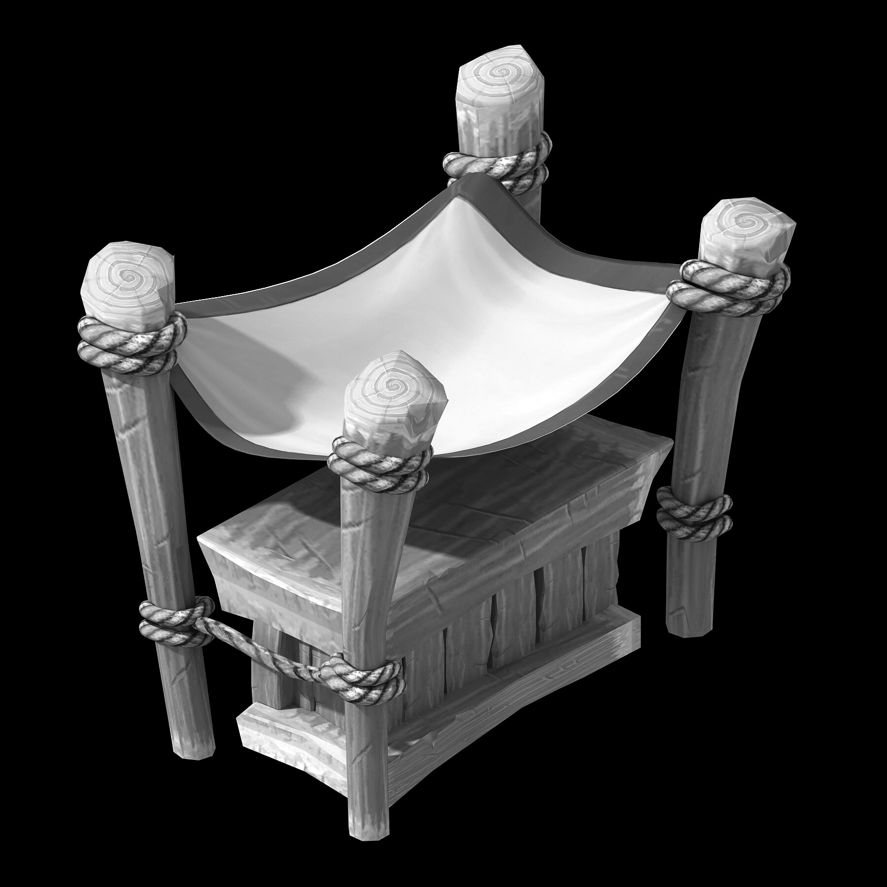 ArtStation - City-empty booth | Game Assets