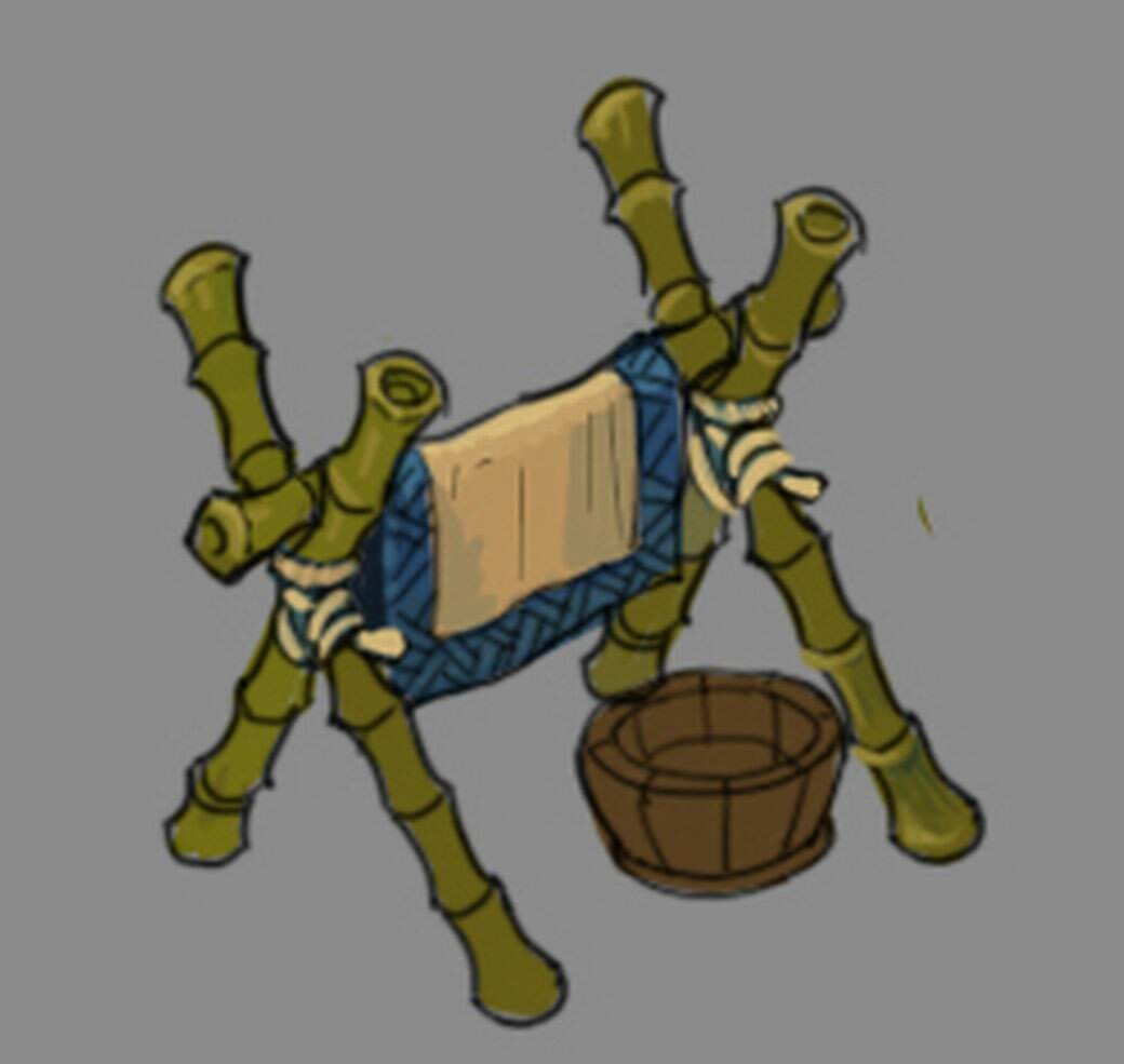 ArtStation - City - Clothes rack | Game Assets