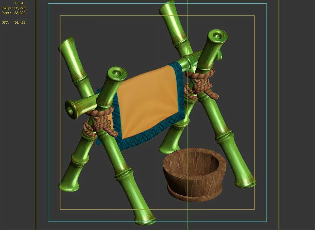 ArtStation - City - Clothes rack | Game Assets