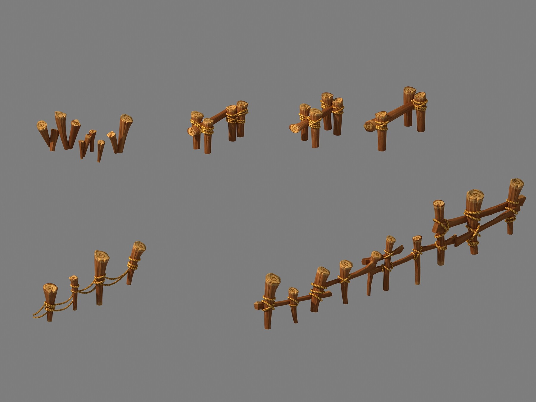 ArtStation - City - Wood Bar | Game Assets