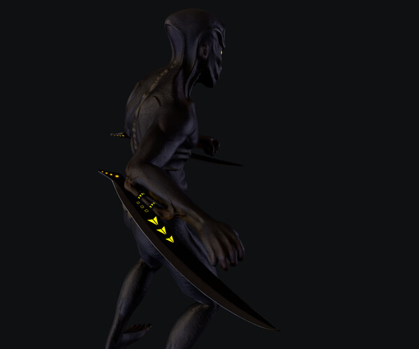 ArtStation - Alien Assassin | Game Assets