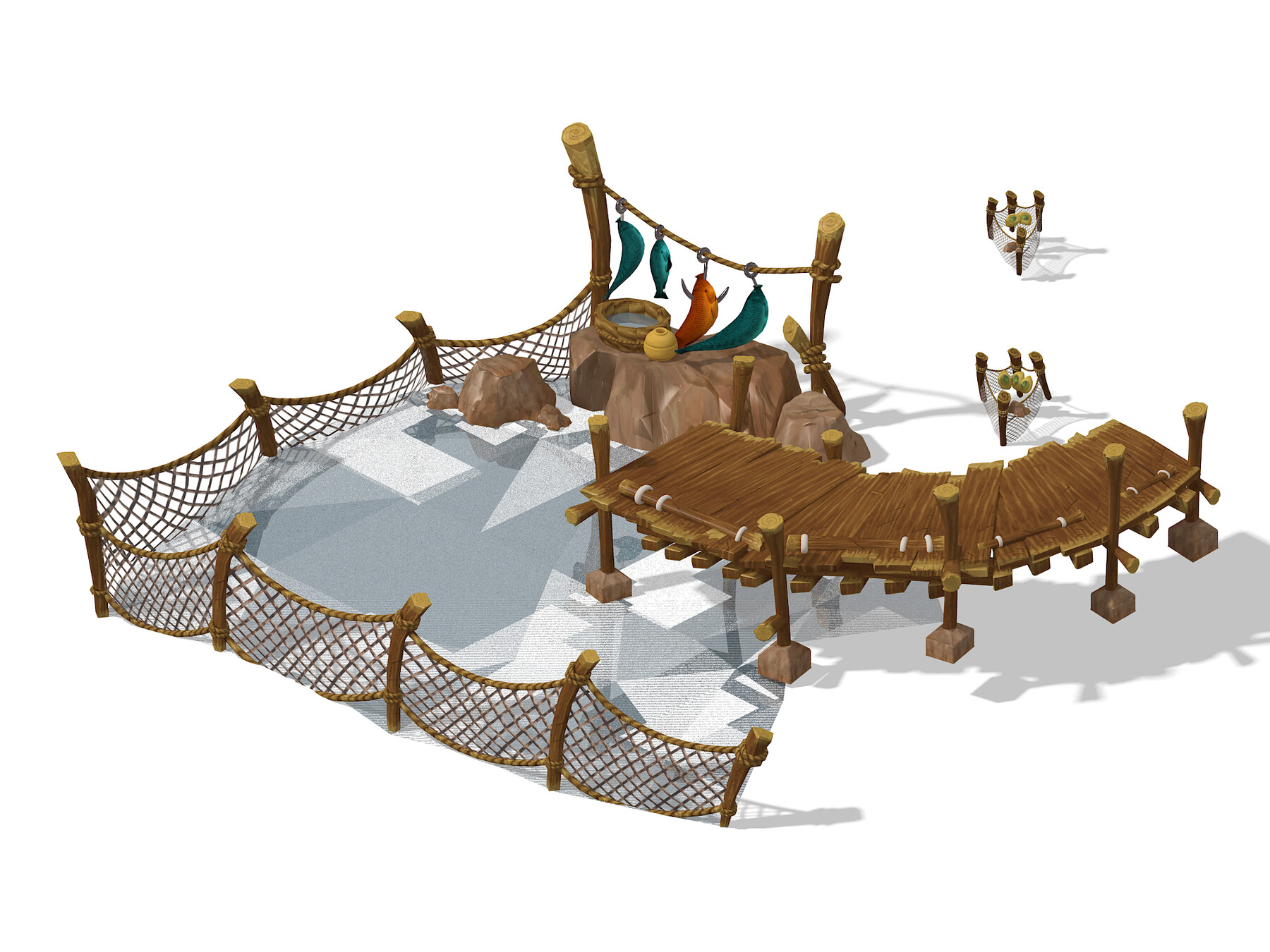 ArtStation - City - Fish Farm | Game Assets