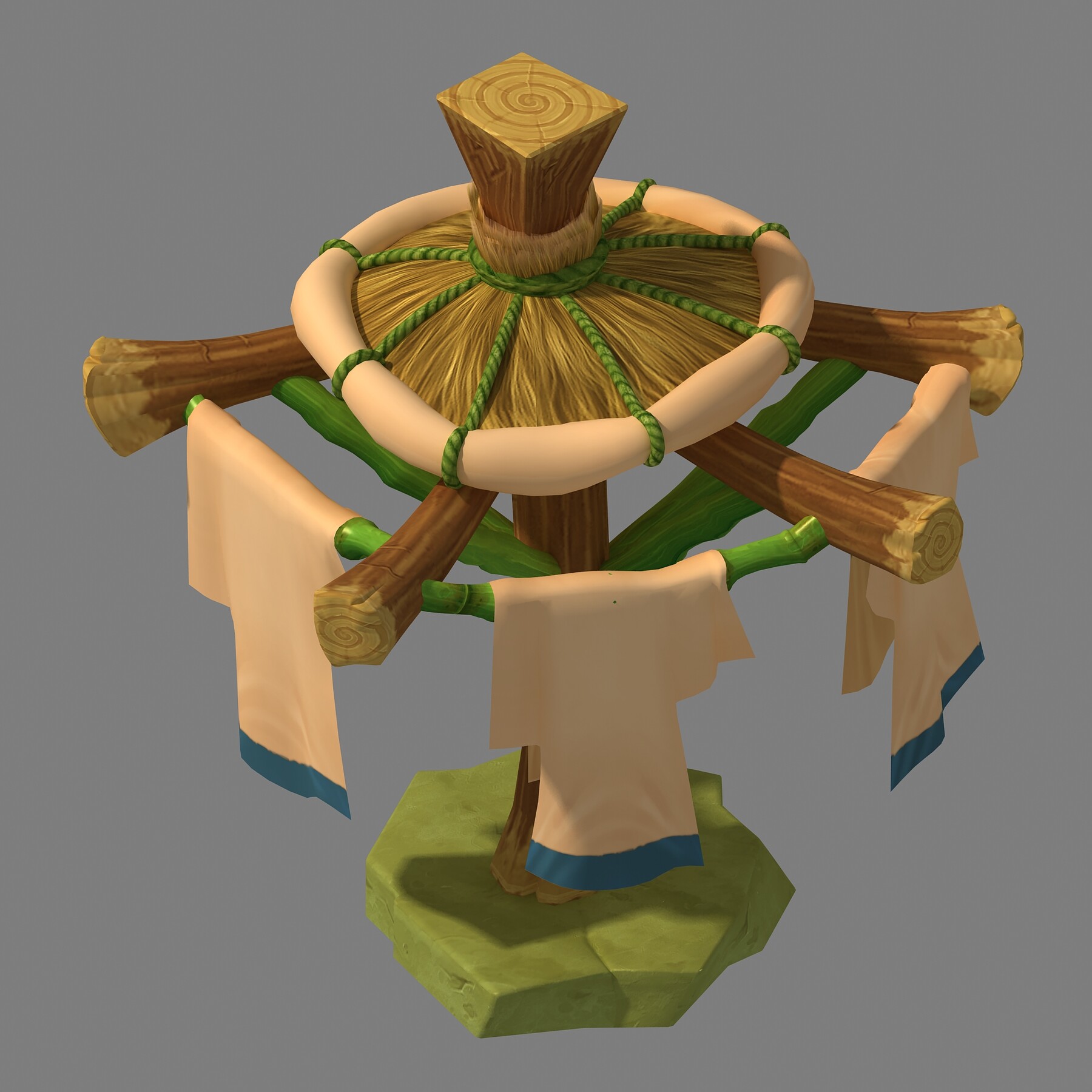 ArtStation - City - Clothing Rack | Game Assets