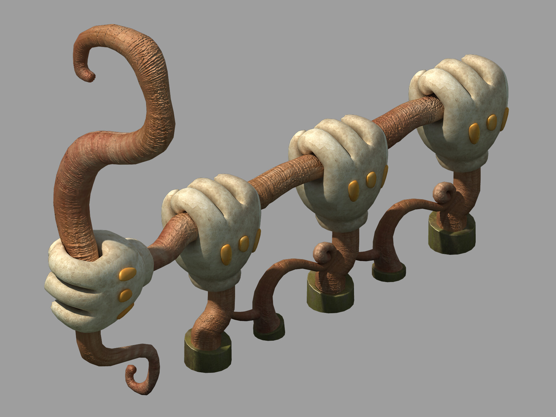 ArtStation - main city - range fence 02 | Game Assets