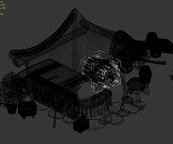 ArtStation - Stacking debris - shed 03 | Game Assets