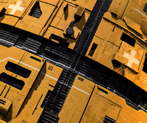 ArtStation - 20 sci fi material vol 01 | Game Assets