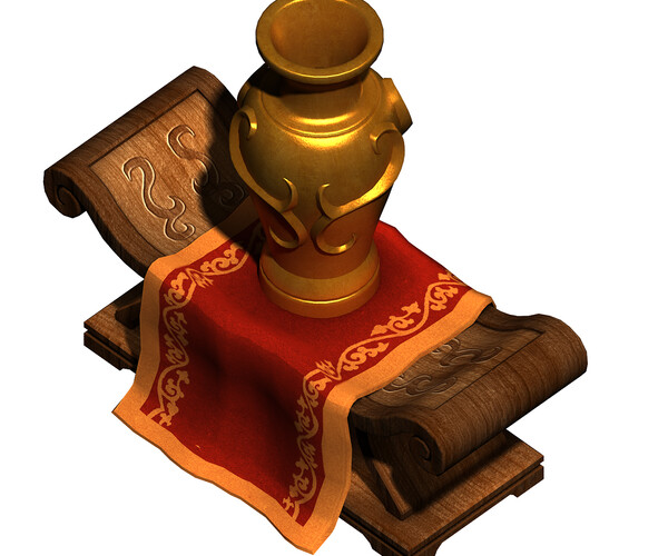 ArtStation - Han Dynasty - Table 03 | Game Assets