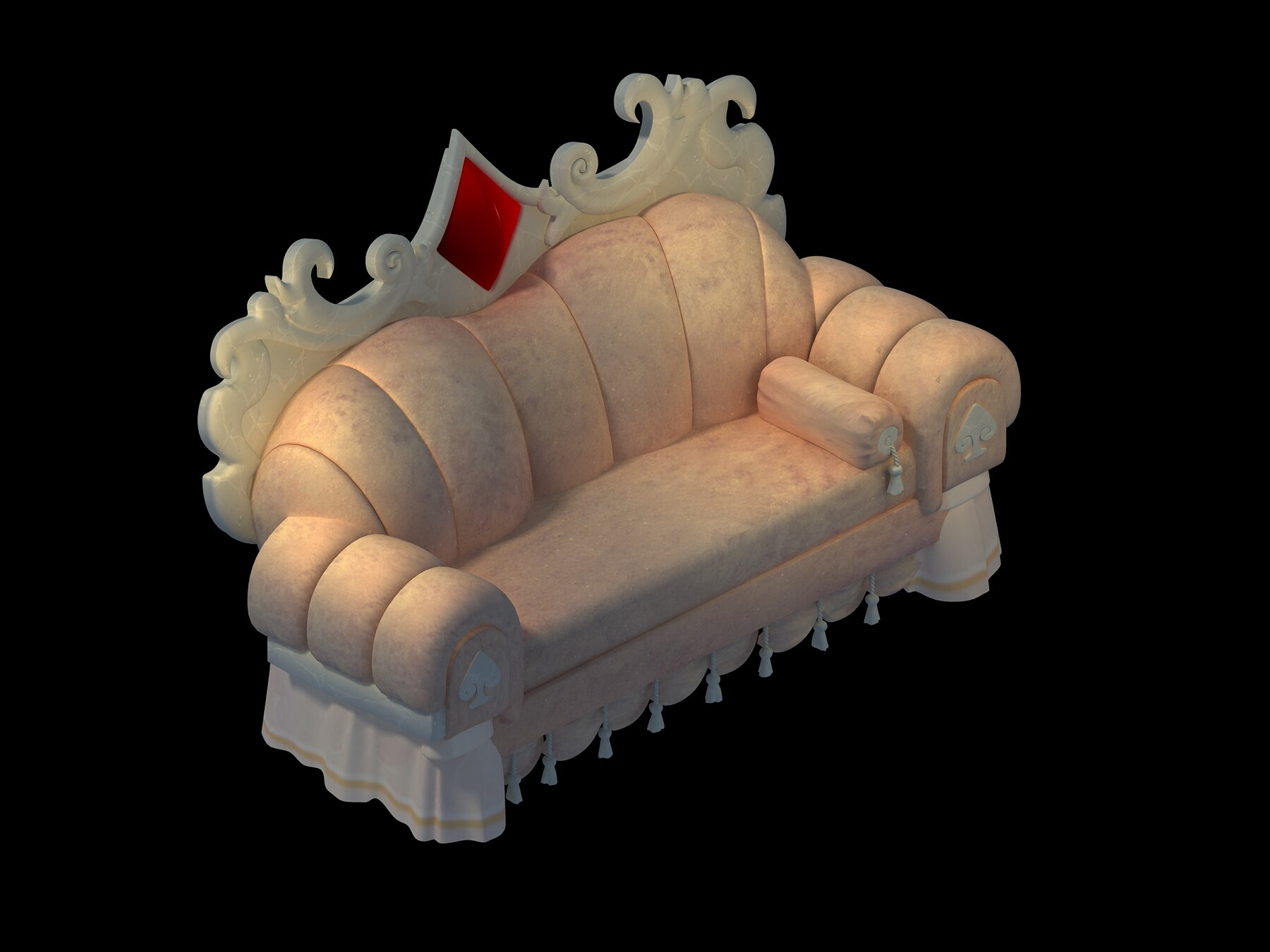 ArtStation - Furniture - Sofa 03 | Game Assets