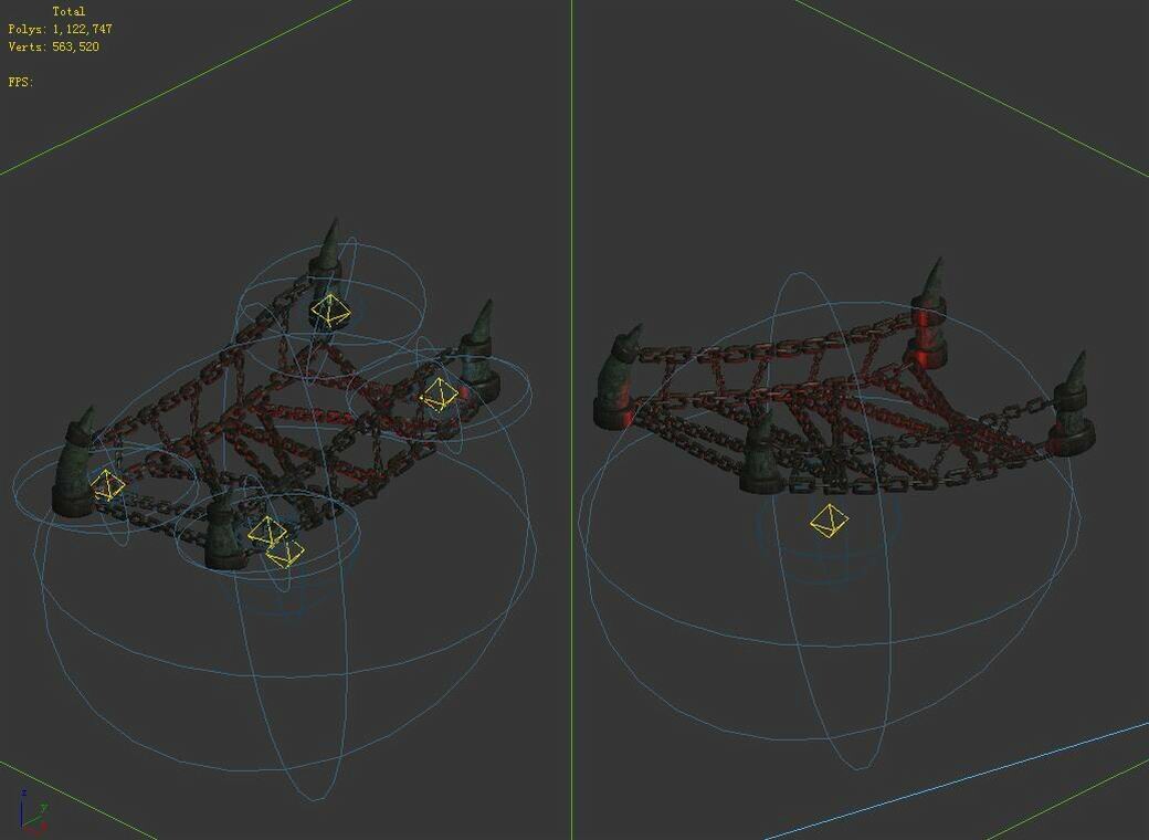 ArtStation - Lava Hell - Chain Bridge 24 | Game Assets