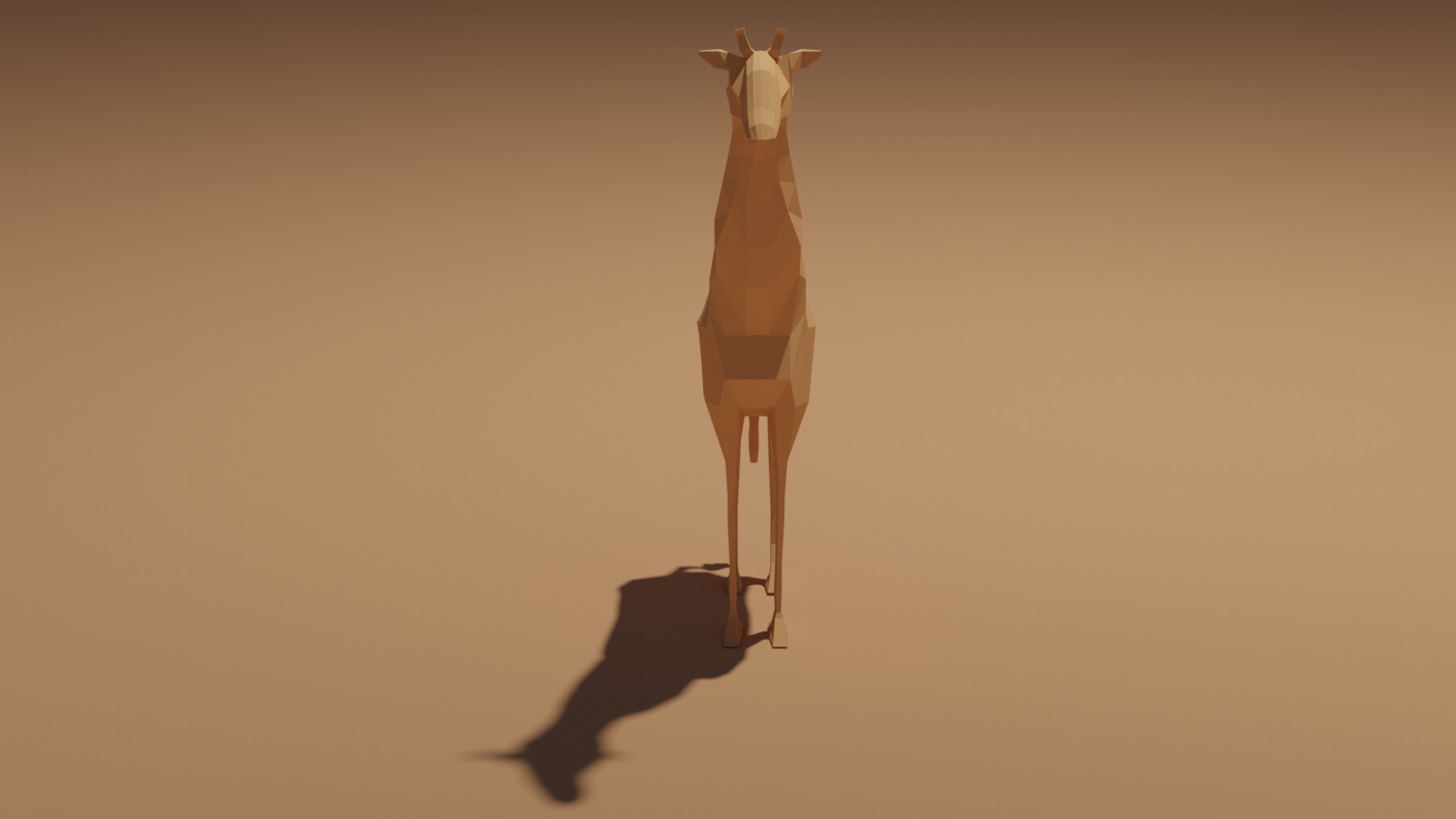 ArtStation - Giraffe Low-poly 3D model | Resources
