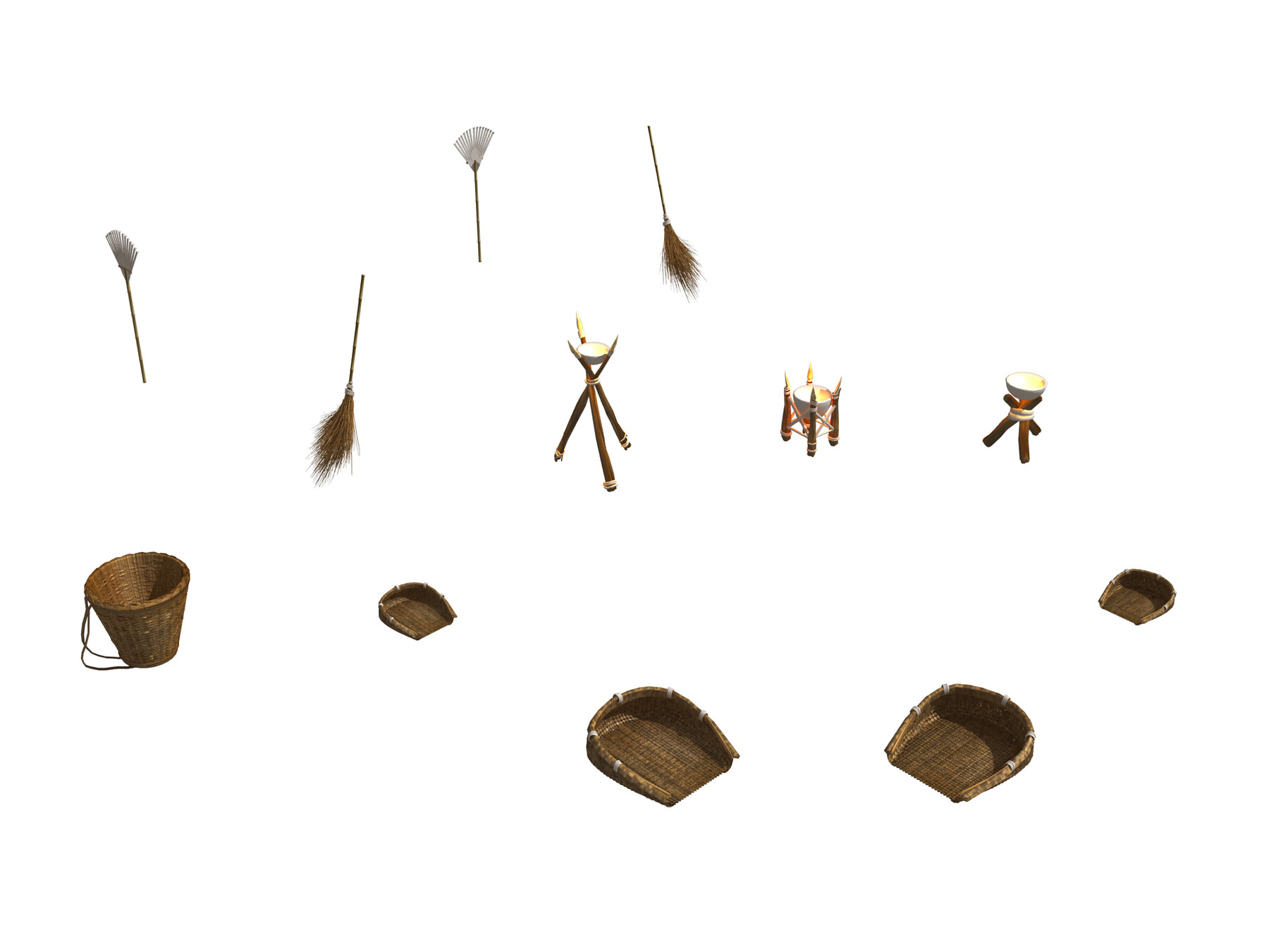 ArtStation - Campfire - Broom 03 | Game Assets