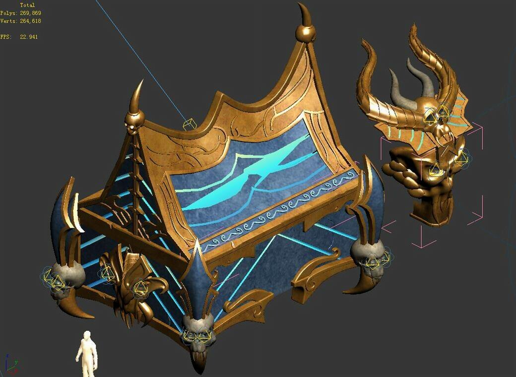 ArtStation - The Place of the Funeral -BOSS Coffin 01 | Game Assets