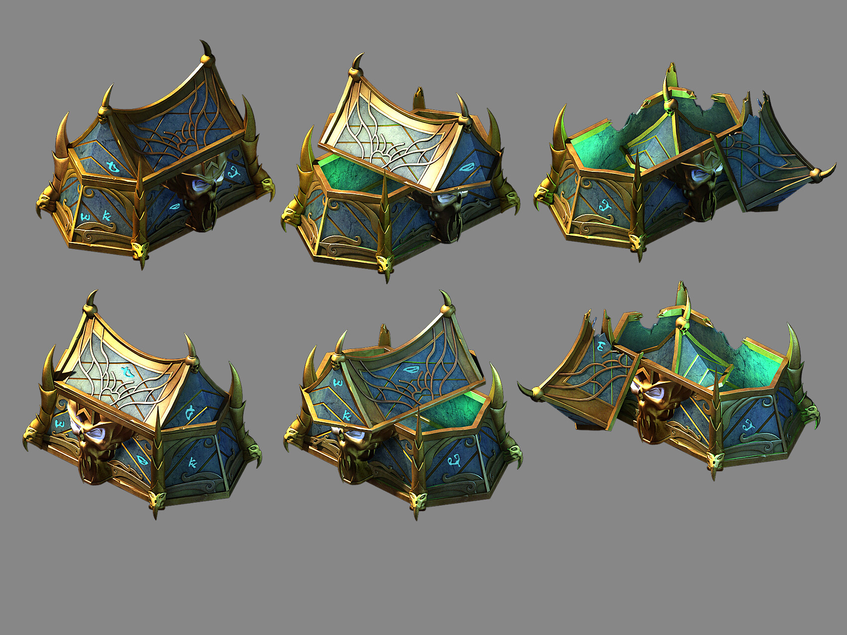 ArtStation - Funeral Place - Small Coffin 02 | Game Assets