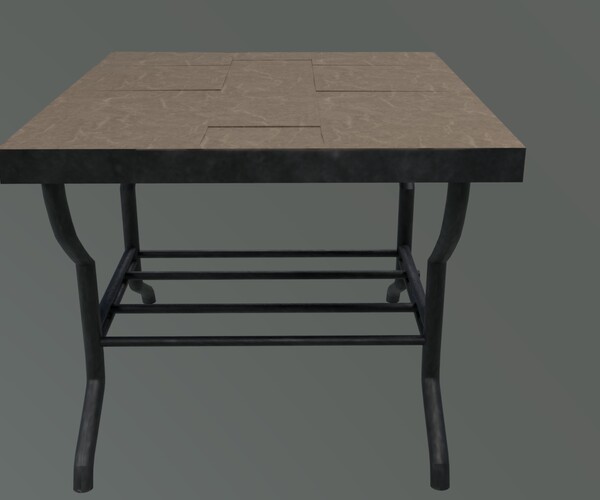 ArtStation - Small End Table | Game Assets