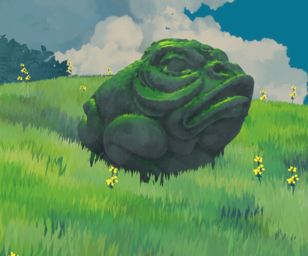 ArtStation - Creating your First Ghibli/Anime-Style Textures in ...