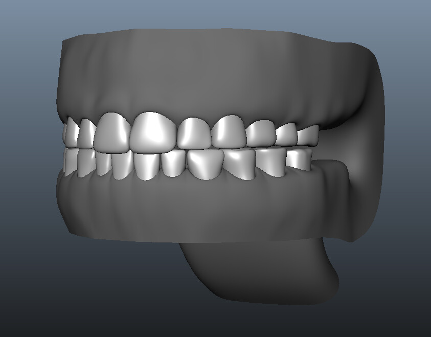ArtStation - Jaw base mesh | Resources