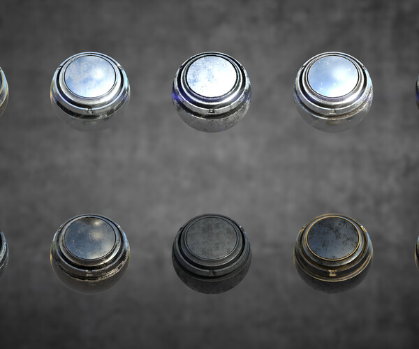 ArtStation - 120 Metal Smart Materials + Tutorial | Resources