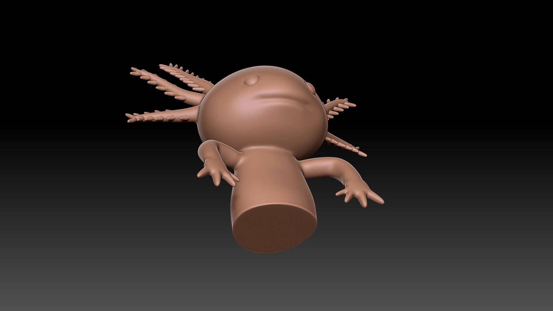 ArtStation - Cute Axolotl - 3D Print Model | Resources