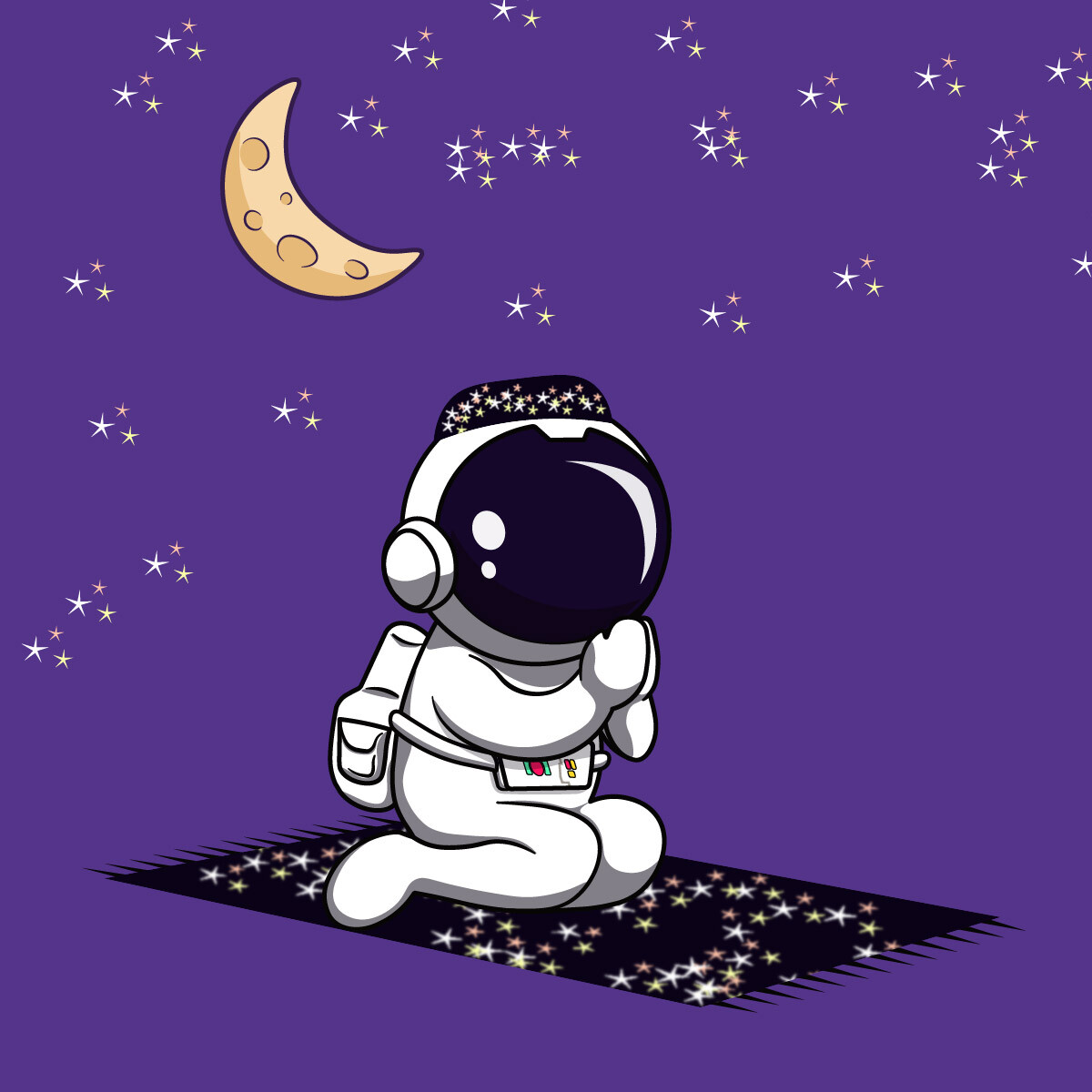 ArtStation - Cute Astronut mini Artwork | Artworks