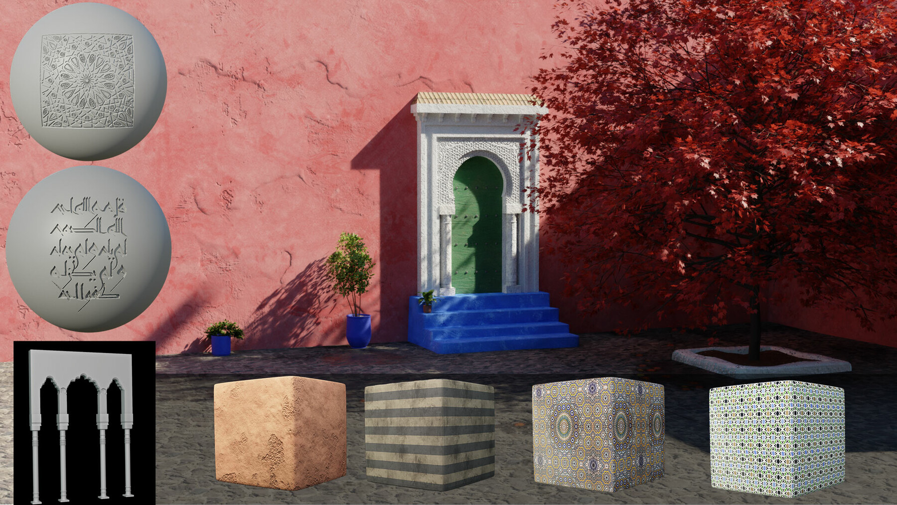 ArtStation - Ultimate Moorish Pack for Islamic/Arabic Architecture ...