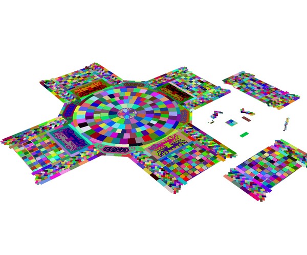 ArtStation - Ancient Capital Building - Floor Tile 04 | Game Assets