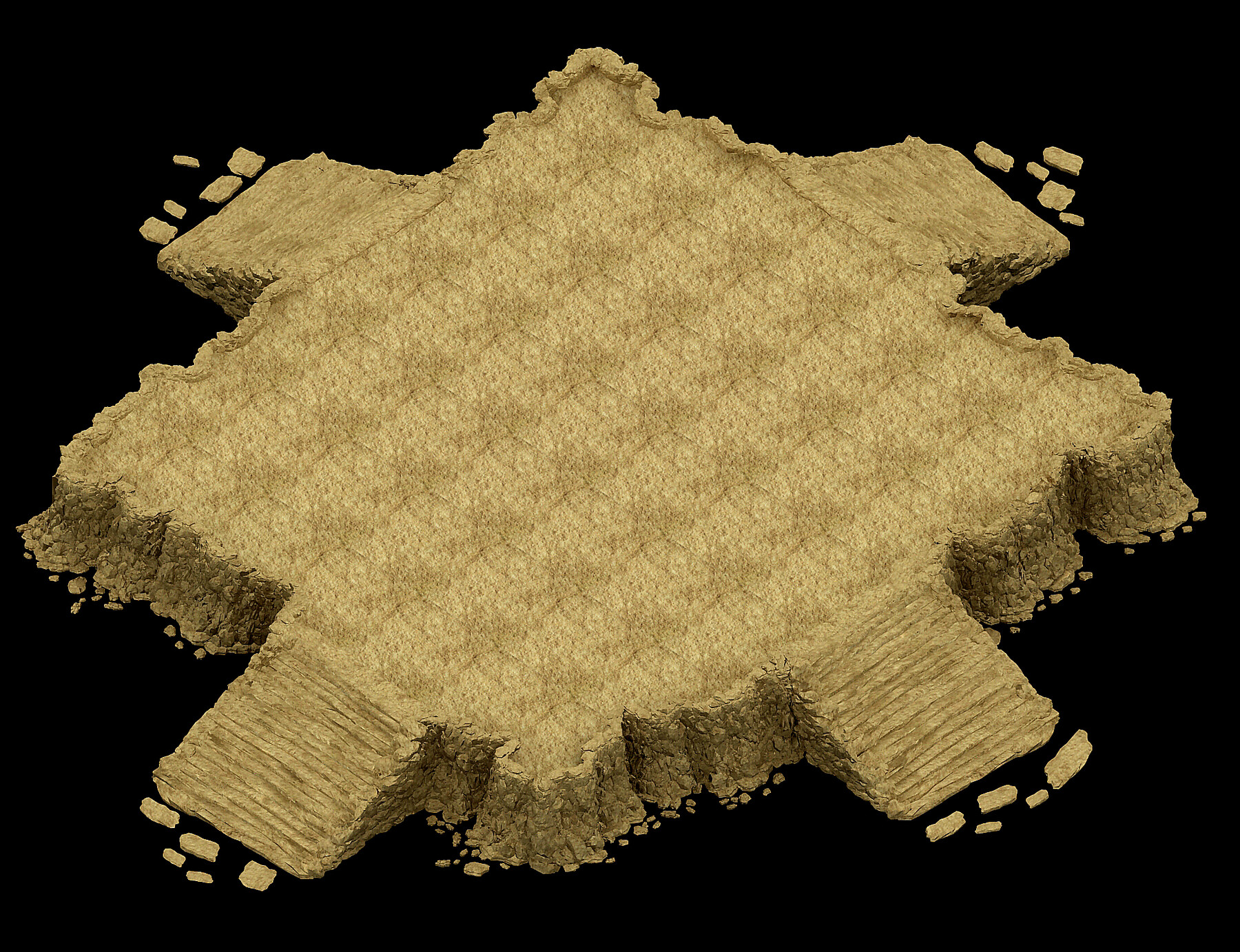 ArtStation - Waterfront - Quartet Platform Ladder 01 | Game Assets