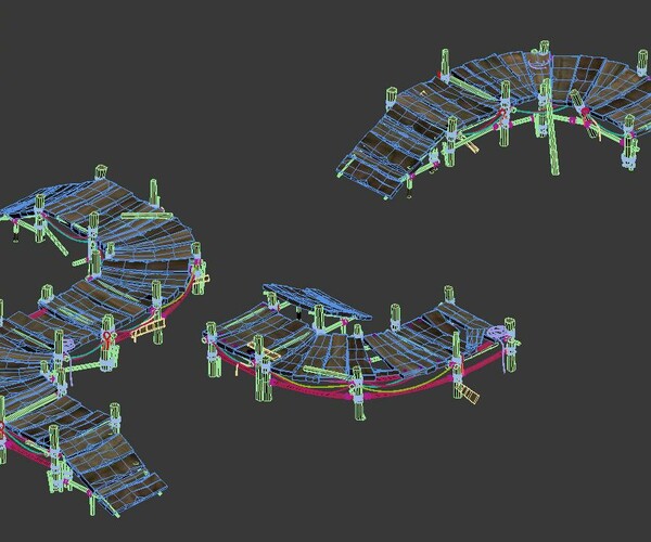 ArtStation - Lake - wooden bridge | Game Assets