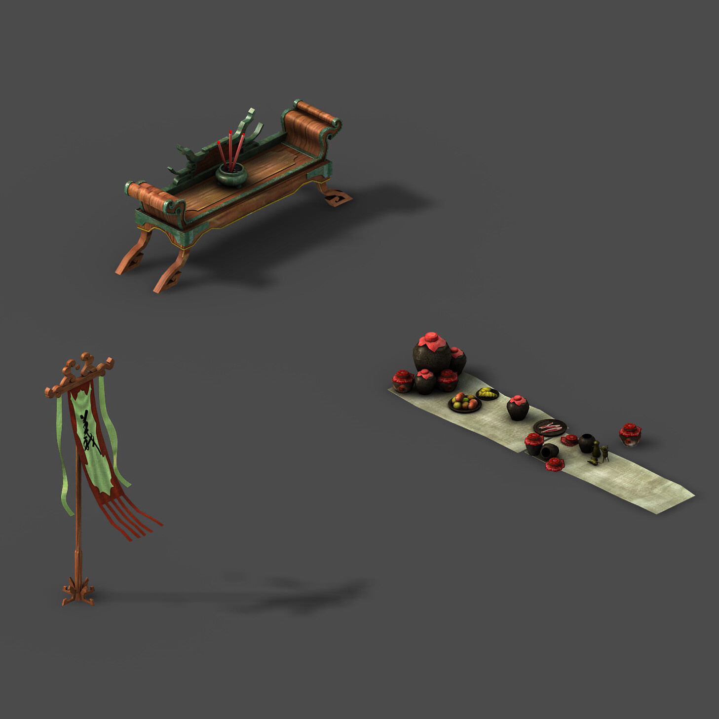 ArtStation - Furniture - altar table | Game Assets