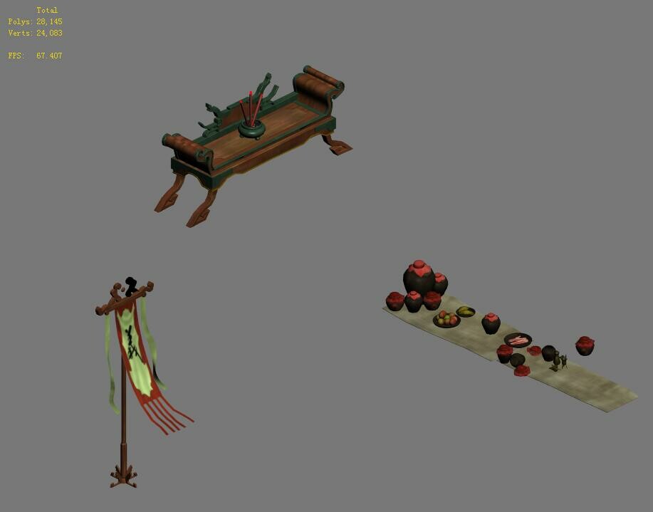 ArtStation - Furniture - altar table | Game Assets