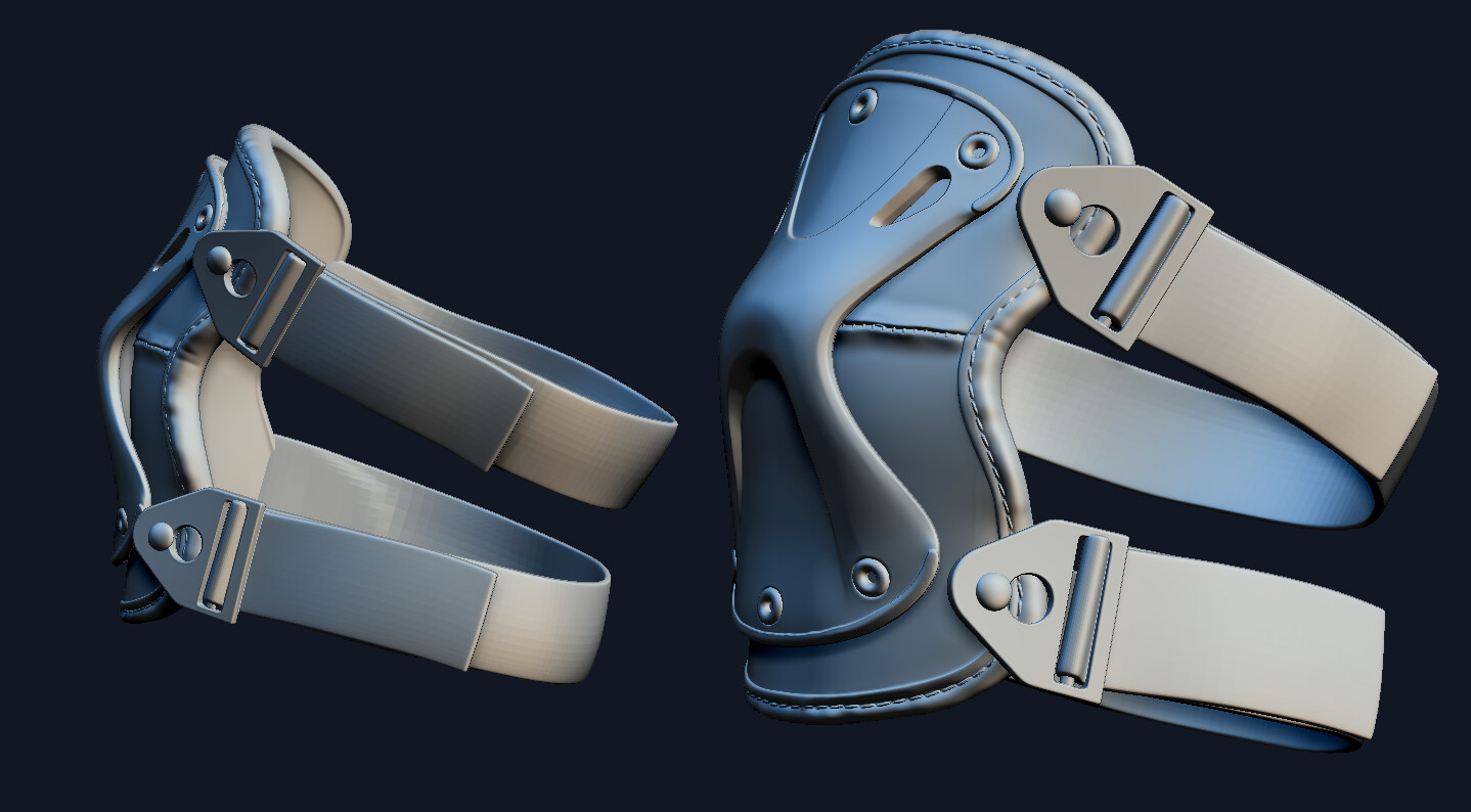 ArtStation - Tactical Knee Pads - tactical military equipment | Resources