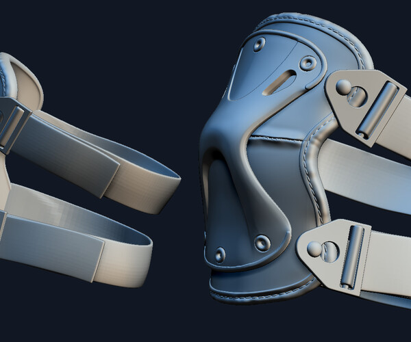 ArtStation - Tactical Knee Pads - tactical military equipment | Resources