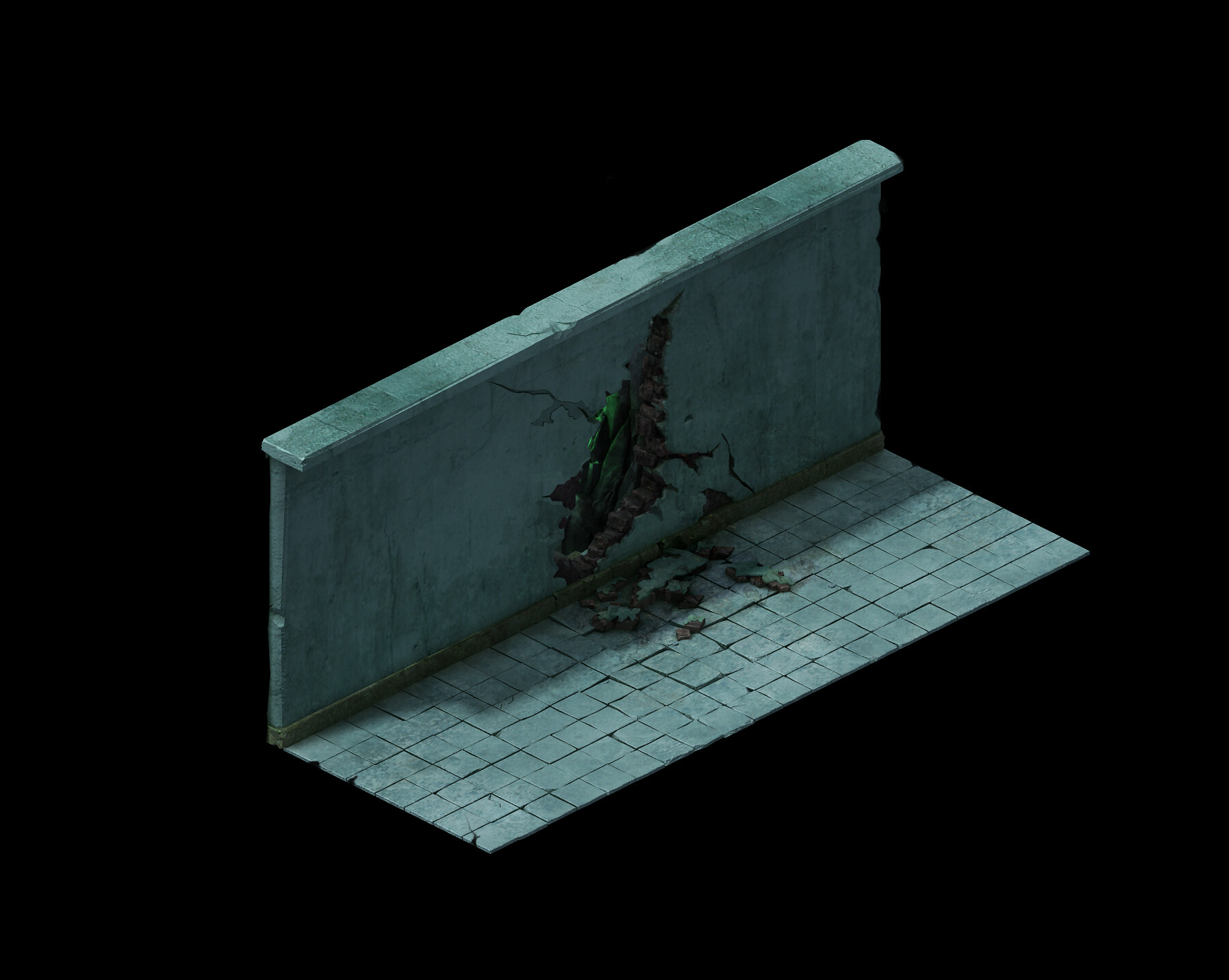 ArtStation - Church Hospital - Wall Break 01 | Game Assets