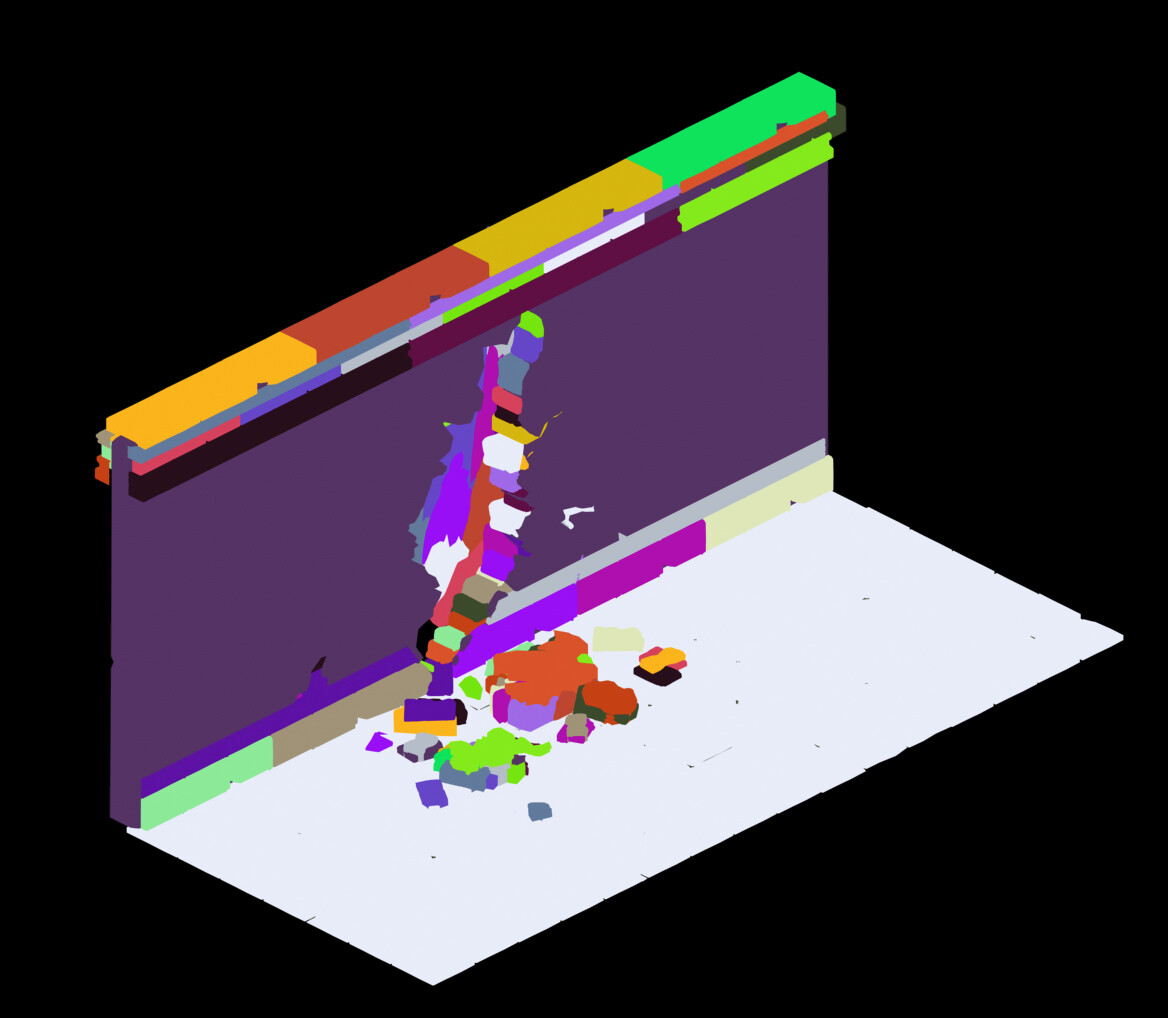 ArtStation - Church Hospital - Wall Break 02 | Game Assets