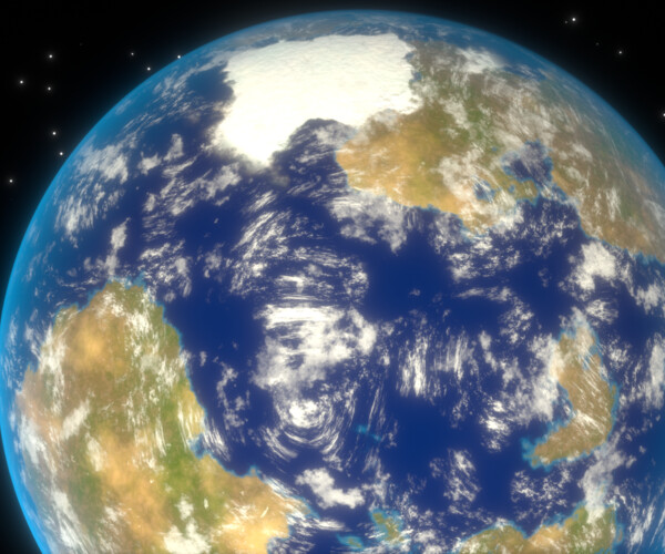ArtStation - Completely Procedural Earth (Blender) | Resources
