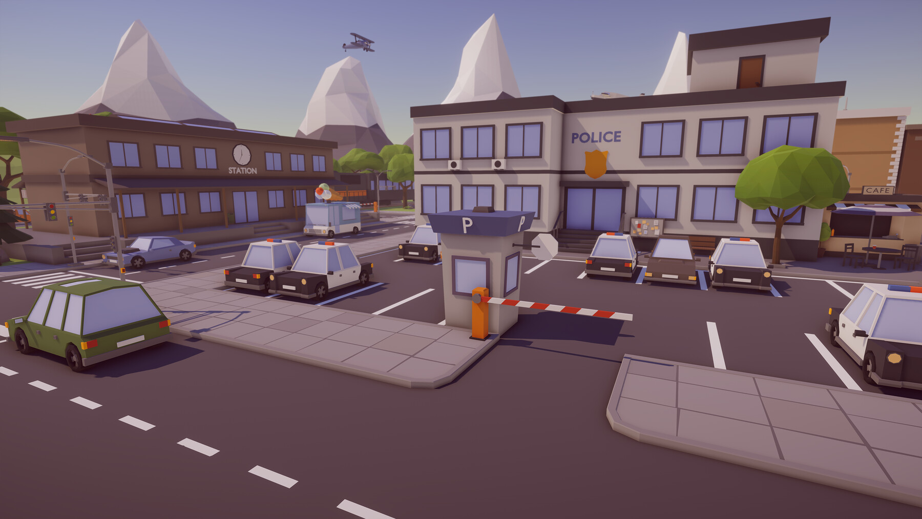 ArtStation - Low Poly Megapolis Pack - Asset for Unity 3D, City Map and Models | Game Assets
