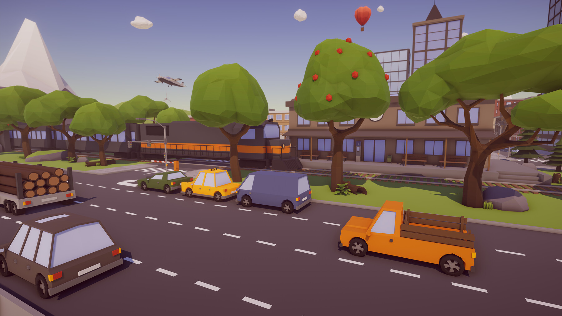 ArtStation - Low Poly Megapolis Pack - Asset for Unity 3D, City Map and Models | Game Assets