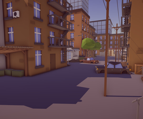 ArtStation - Low Poly FPS Map Vol1 - Asset for Unity 3D, Map and Models | Game Assets