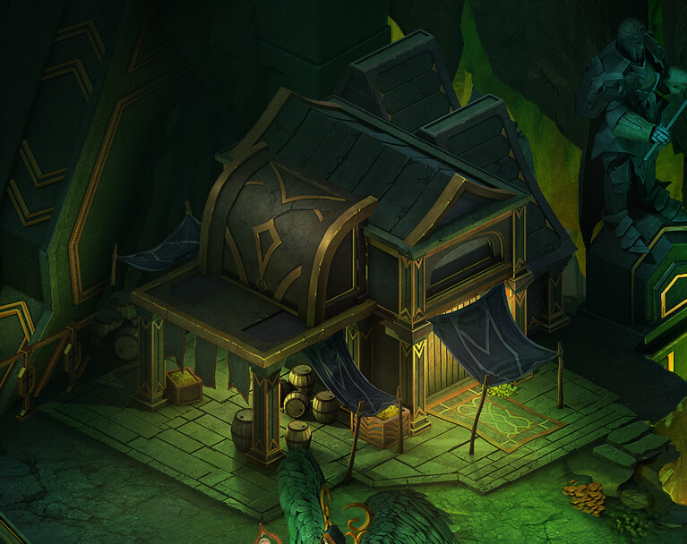 ArtStation - Dragon Lair - House 02 | Game Assets