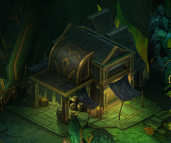 ArtStation - Dragon Lair - House 02 | Game Assets