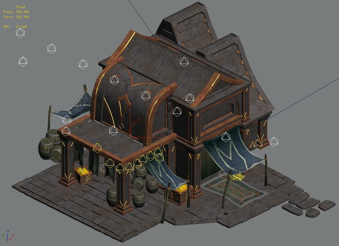 ArtStation - Dragon Lair - House 02 | Game Assets