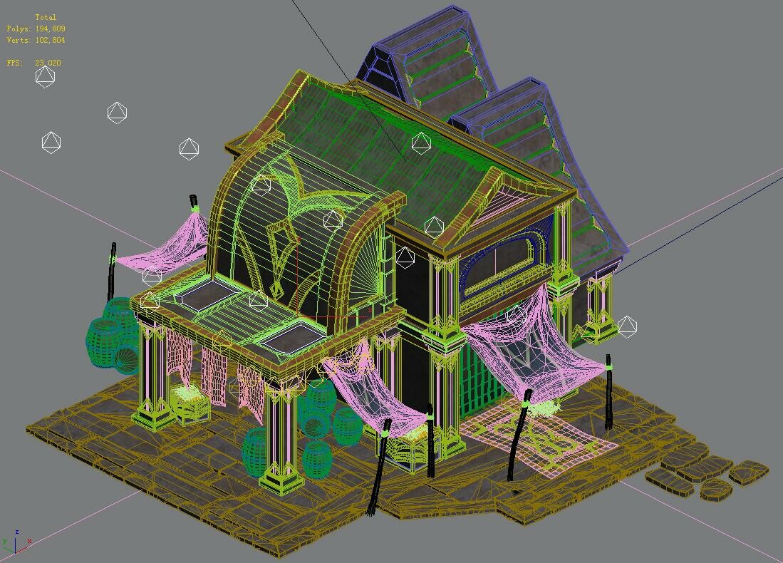 ArtStation - Dragon Lair - House 02 | Game Assets