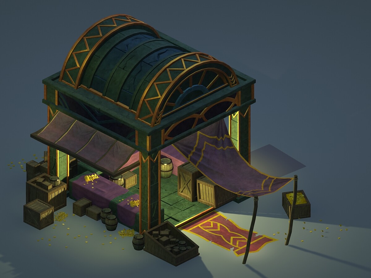 ArtStation - Dragon Lair - House 05 | Game Assets