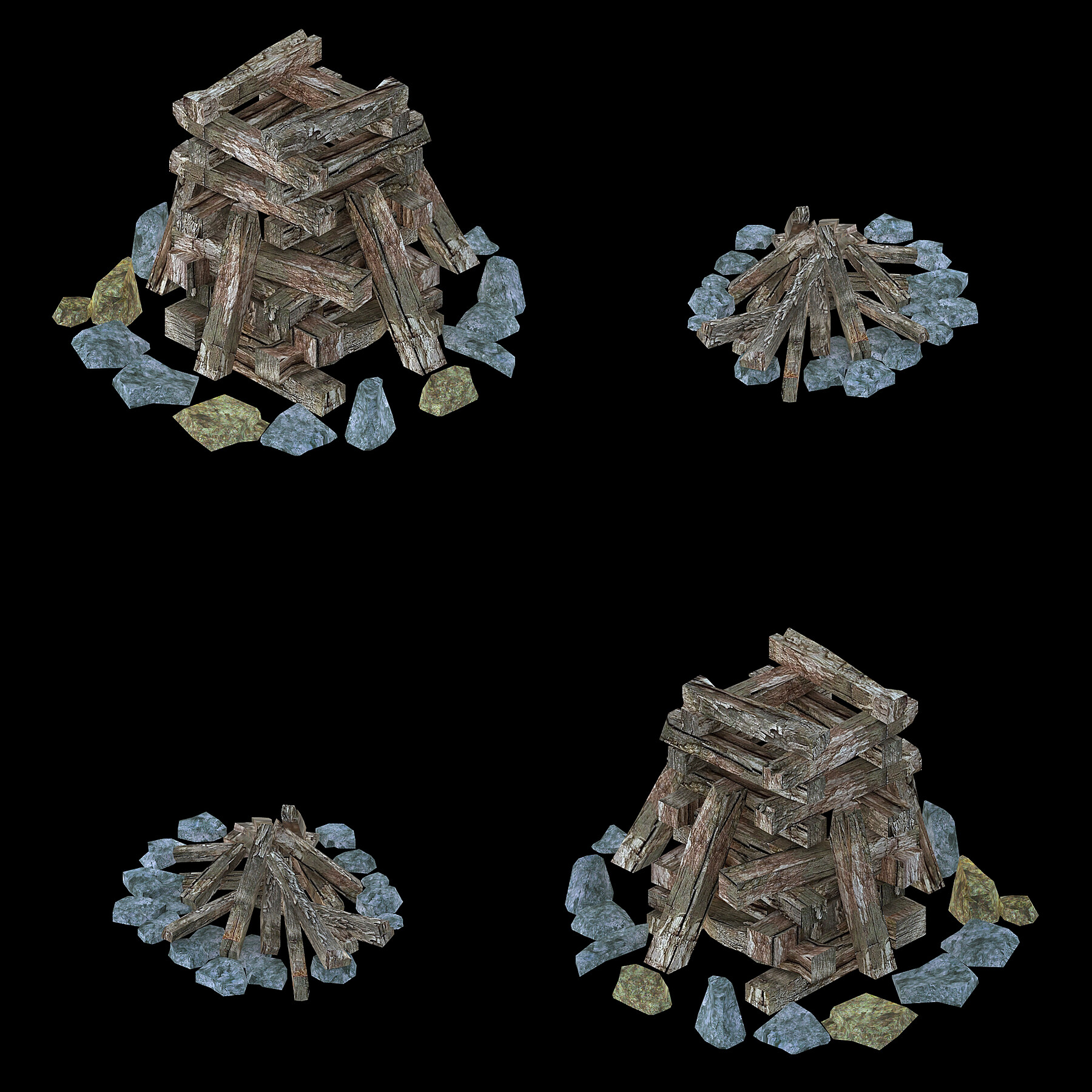 ArtStation - Barracks - Fire Camp | Game Assets