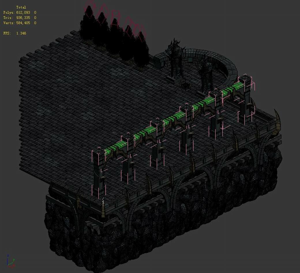 ArtStation - The werewolf palace - boss center altar 02 | Game Assets