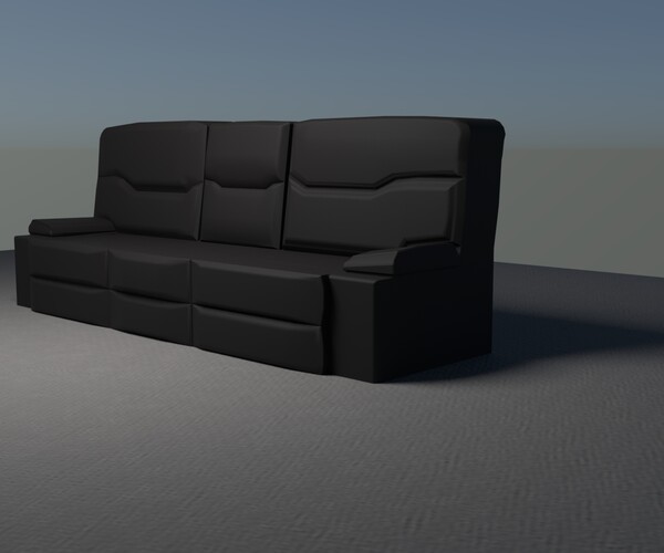 ArtStation - Big Couch Model | Game Assets